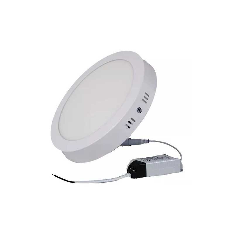 Lámpara Led Redonda 6W Superficial 6500K 85-265V